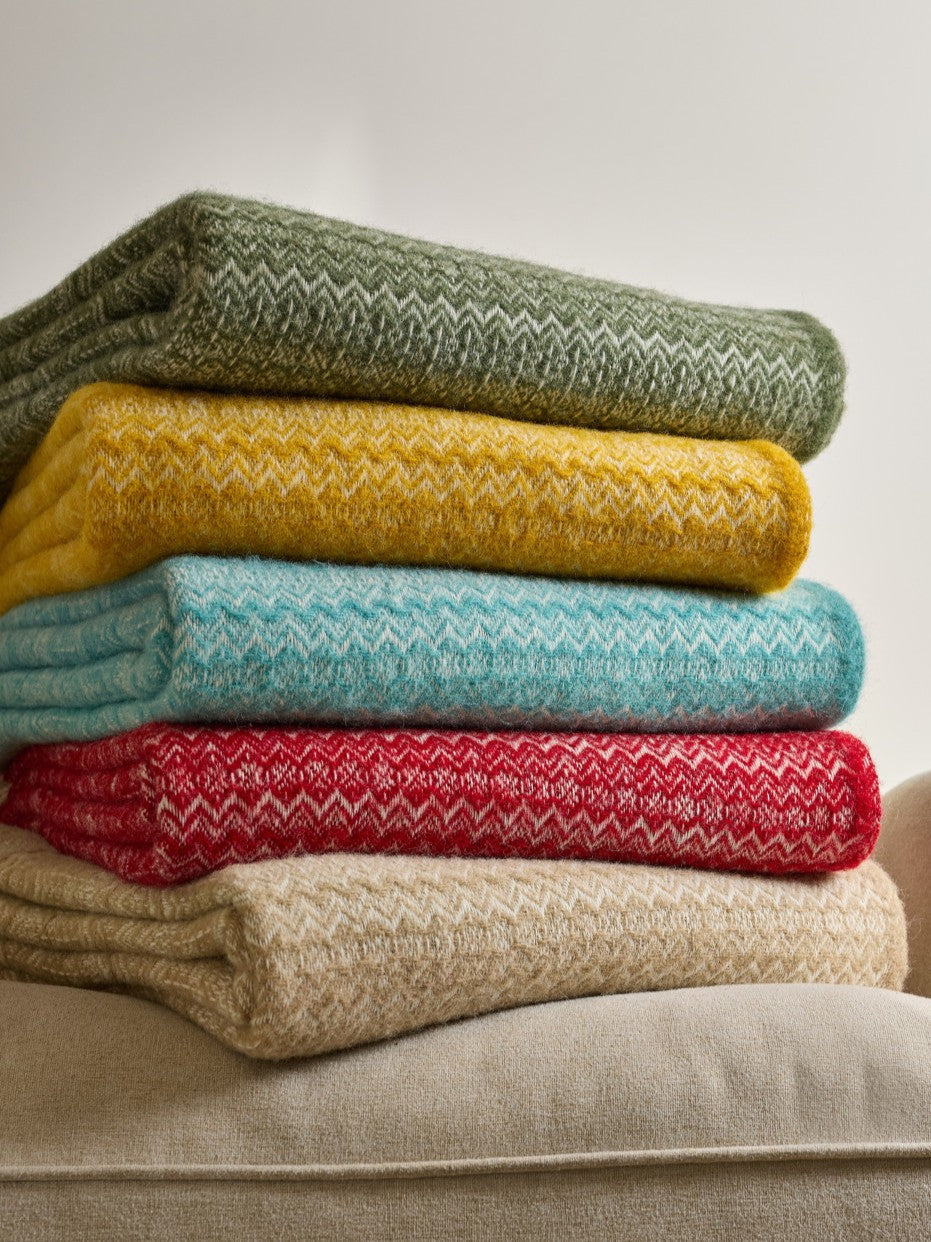 Fair Isle Pure New Wool Throw – Wool Blanket Online