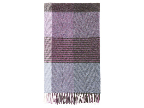 Lindley Pure New Wool Shetland Throw - Heather – Wool Blanket Online