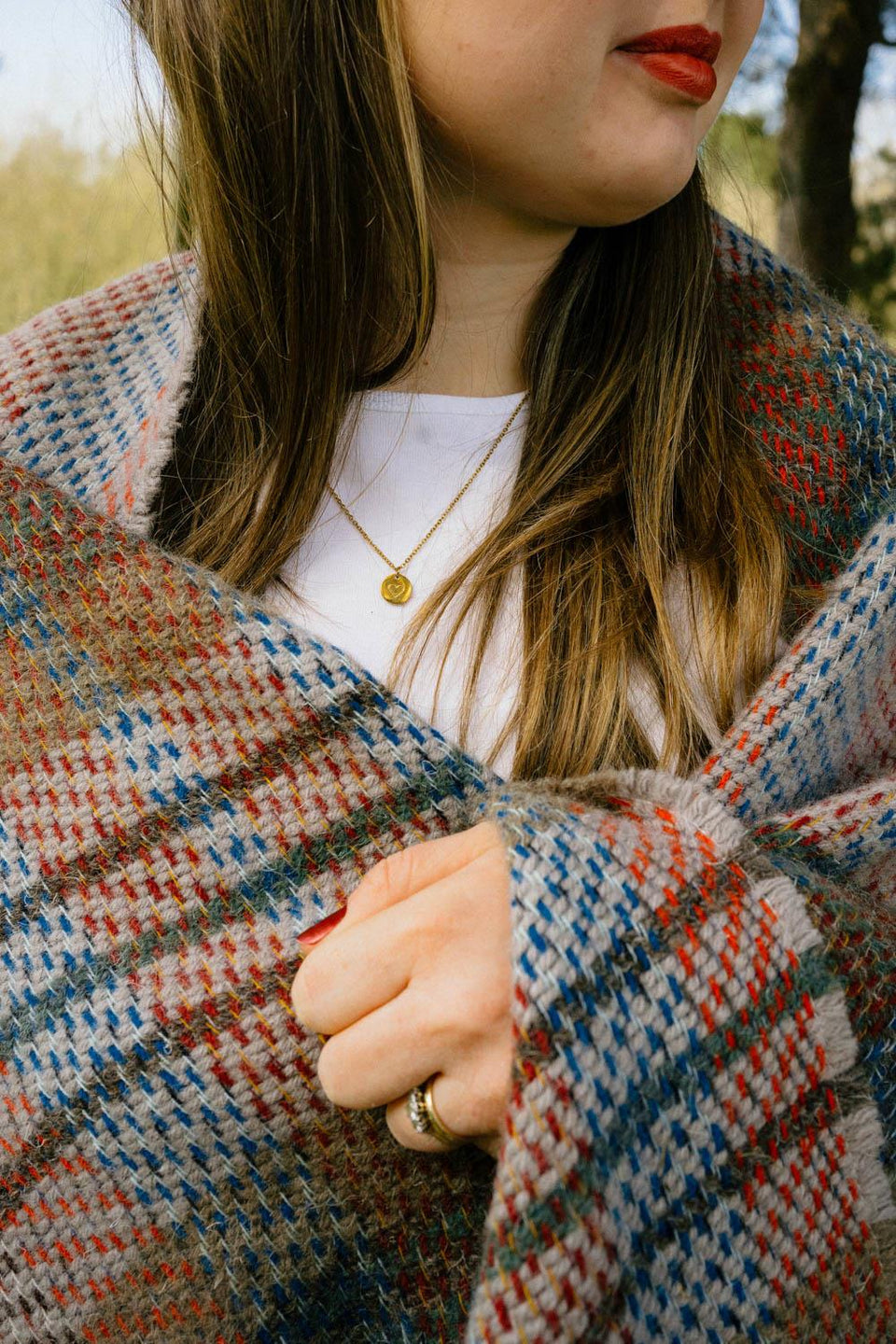 Large Checked Random Recycled Wool Blanket – Wool Blanket Online